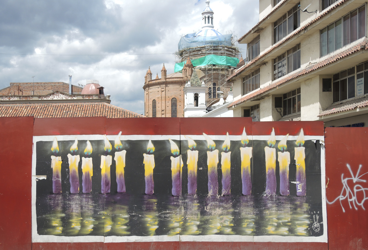 Murals on Hoardings, Cuenca Ecuador | Eyes on the Streets