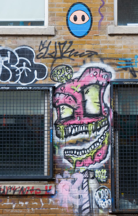 Graffiti Alley Bone Head | Eyes on the Streets