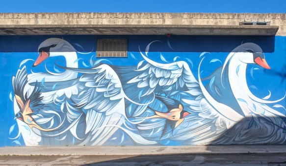a Stornara wall, one of many | Eyes on the Streets